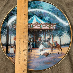 Franklin Mint “carousel Memories” Collector Plate - Etsy