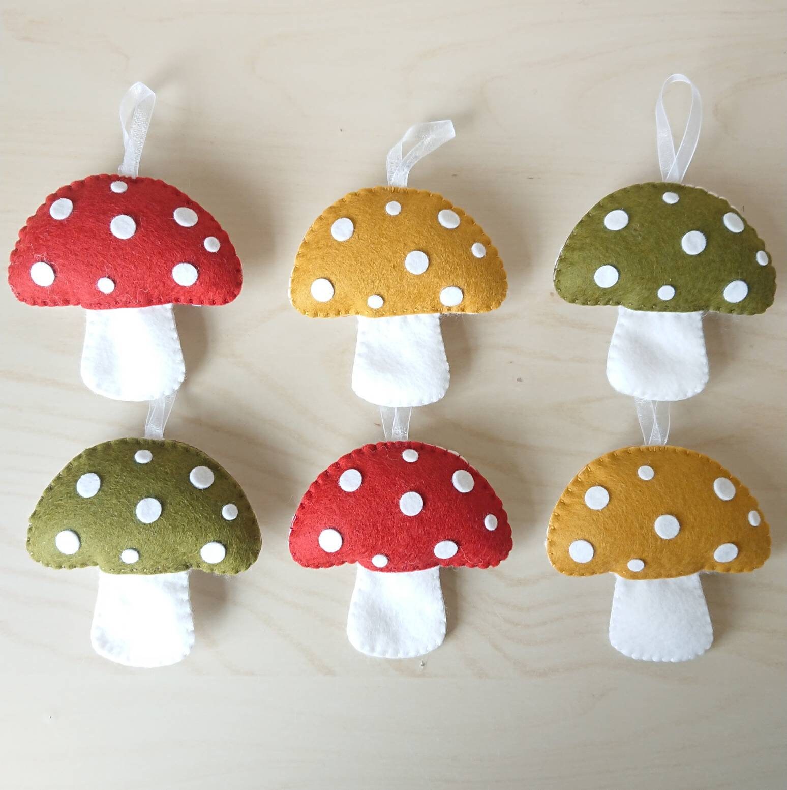 Autumn and Woodland Felt Decorations - Etsy UK