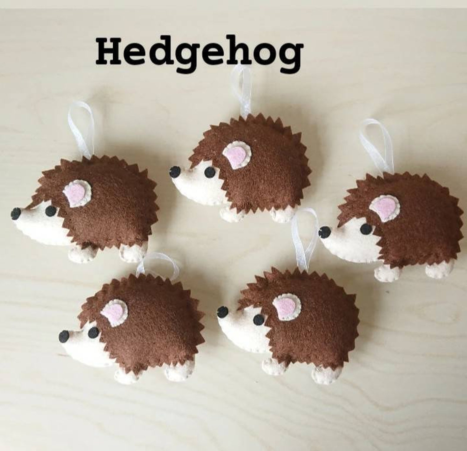 Autumn and Woodland Felt Decorations - Etsy UK