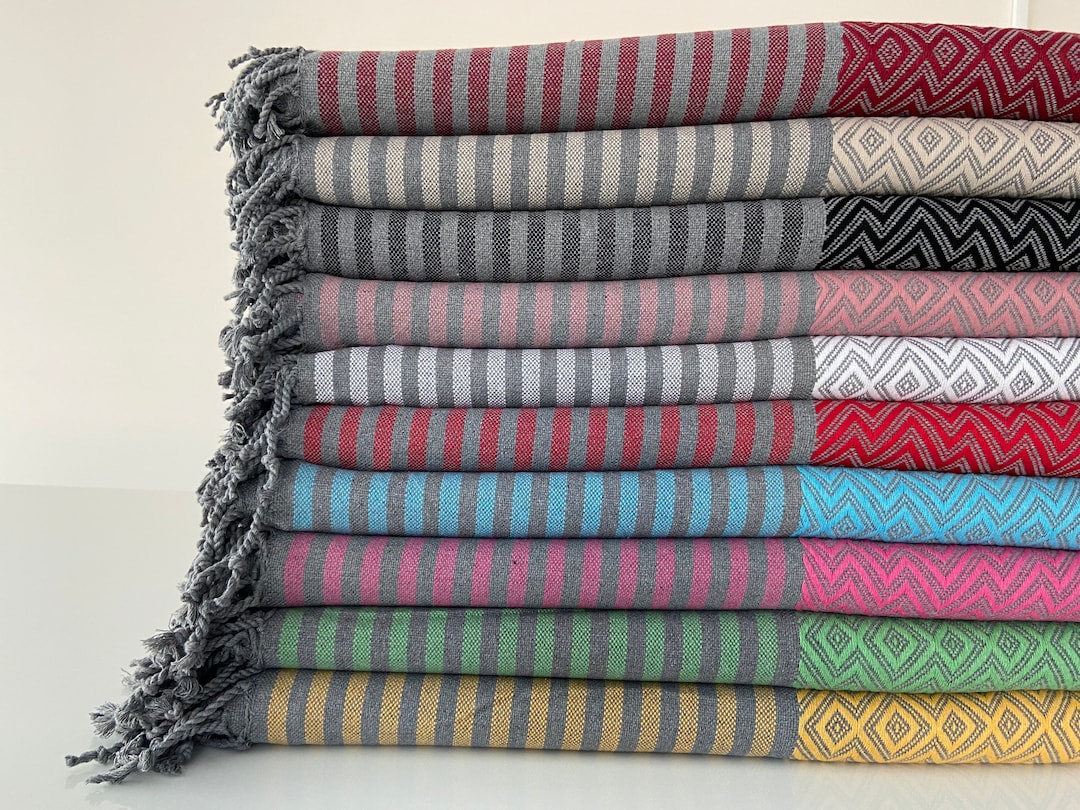 Personalized Turkish Bath Towel, Organic Turkish Towel 40x70, Sand Free ...