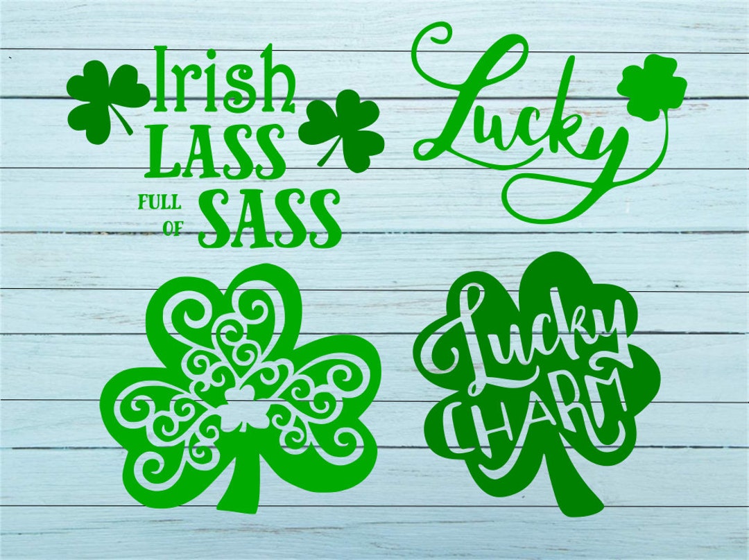 St Patricks Day SVG, Shamrock SVG, Lucky, Green Svg, Lucky Cut File ...
