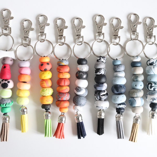 Beaded Keychains - Etsy