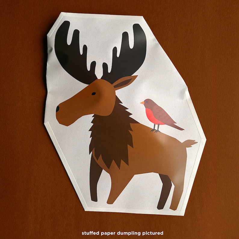 Moose - Paper Gift Pouch, Money Envelope That Doubles as Greeting Card ...