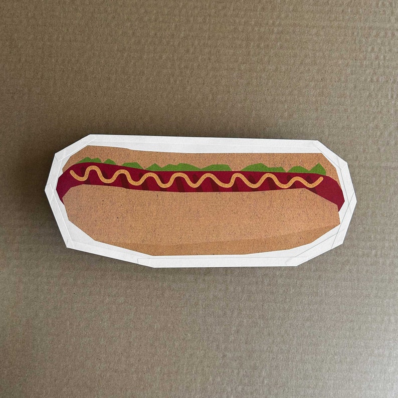 Hot Dog - Paper Gift Pouch, Money Envelope That Doubles as the Greeting ...