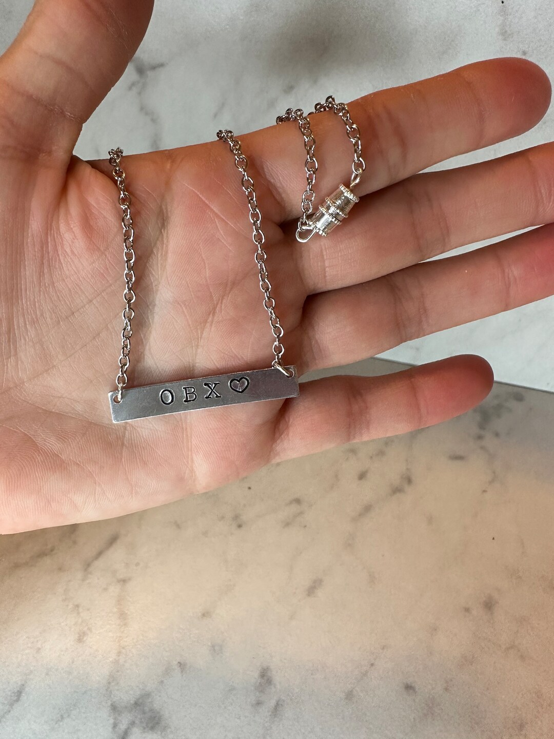 Outer Banks Inspired OBX Necklace - Etsy