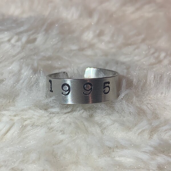 Birth Year Ring - Etsy