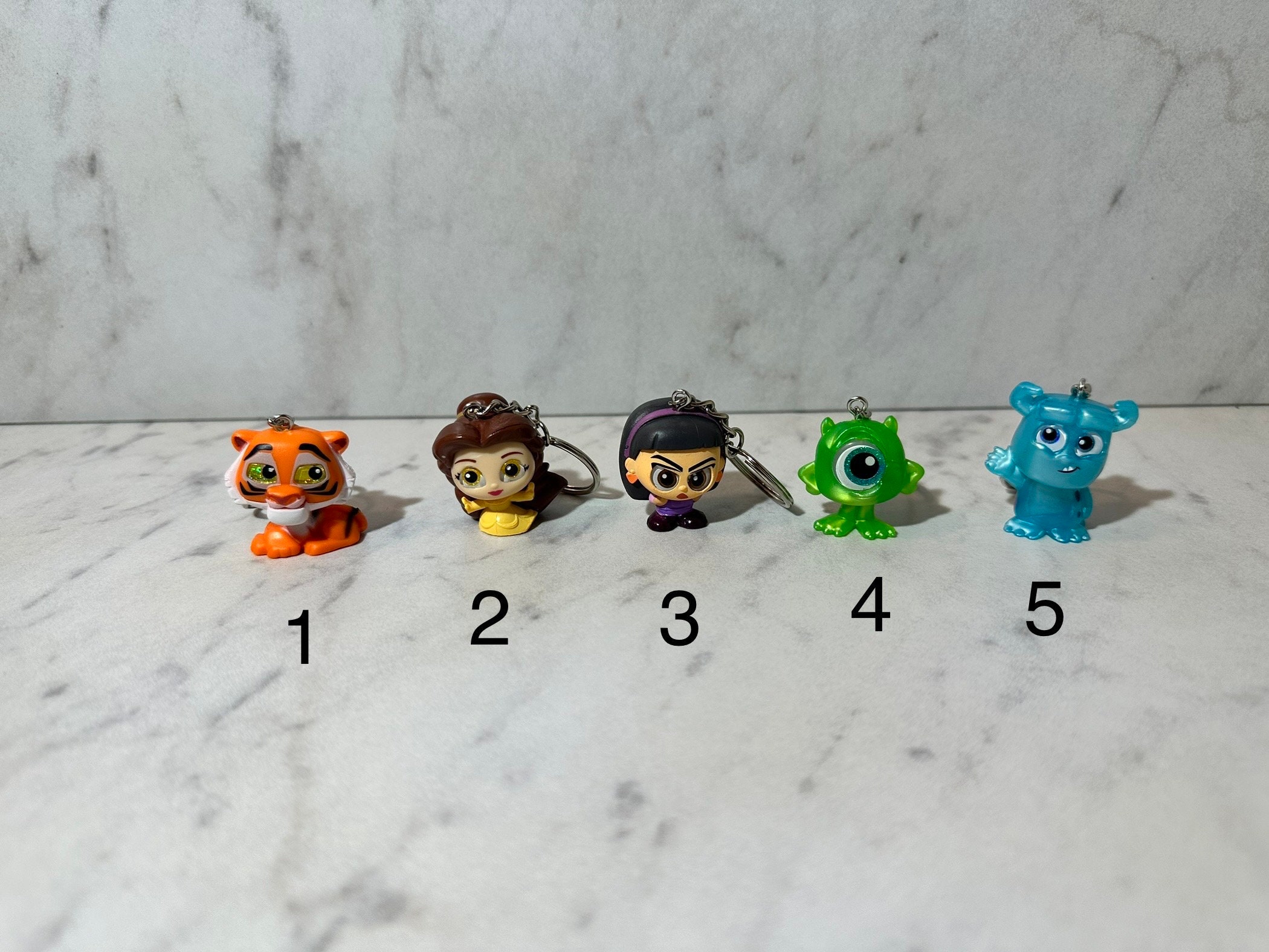 Disney Character Keychains - Etsy