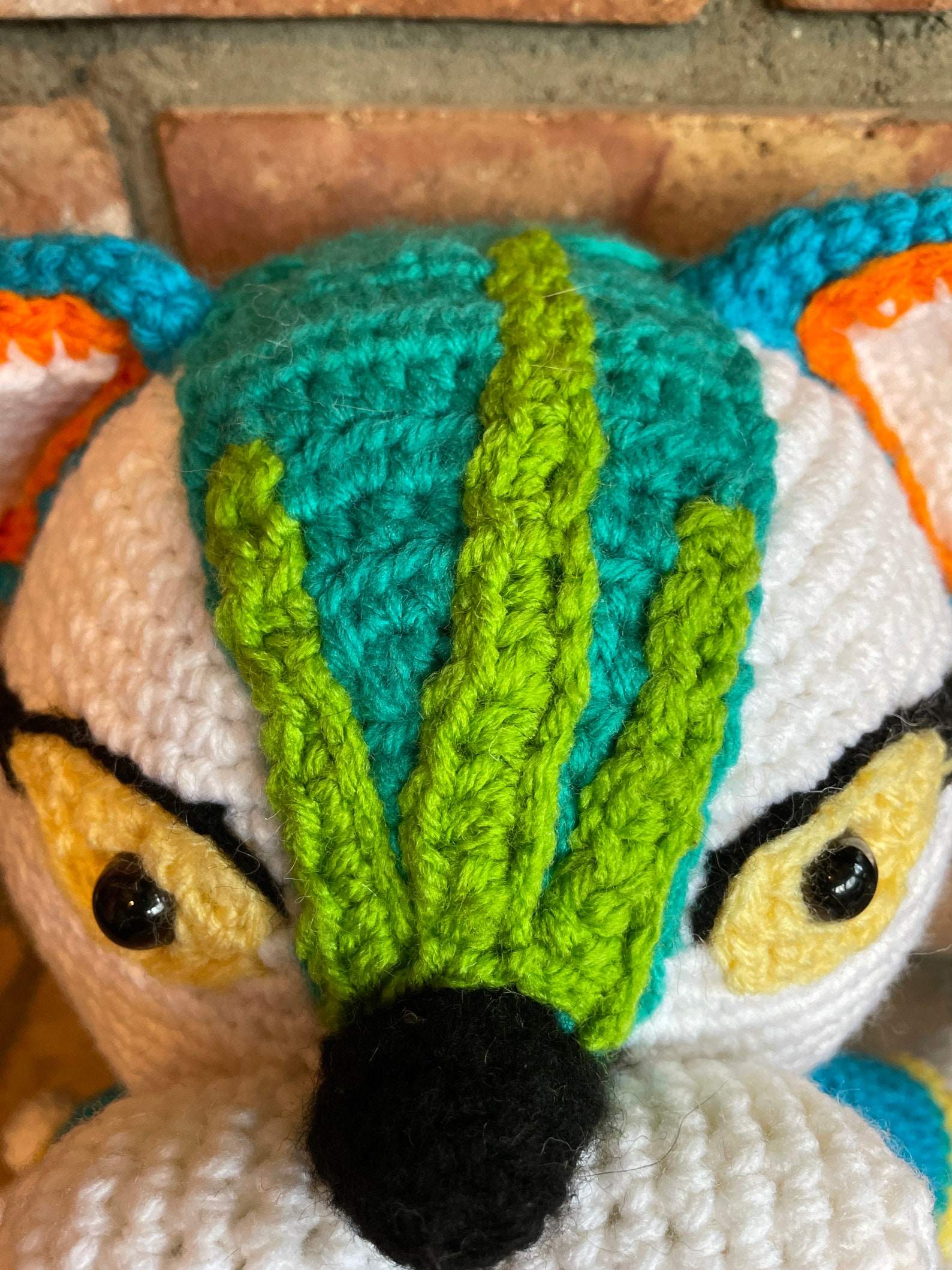 PATTERN - Colorful Sabertooth Cat Amigurumi Crochet | Tiger Plushie ...