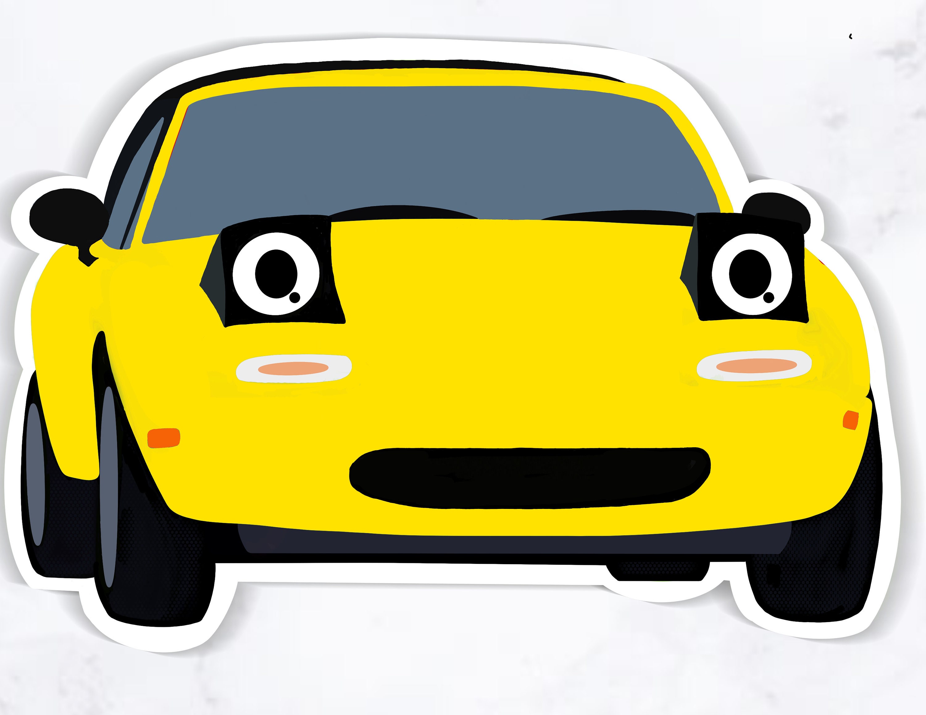 Custom Miata Sticker | Etsy