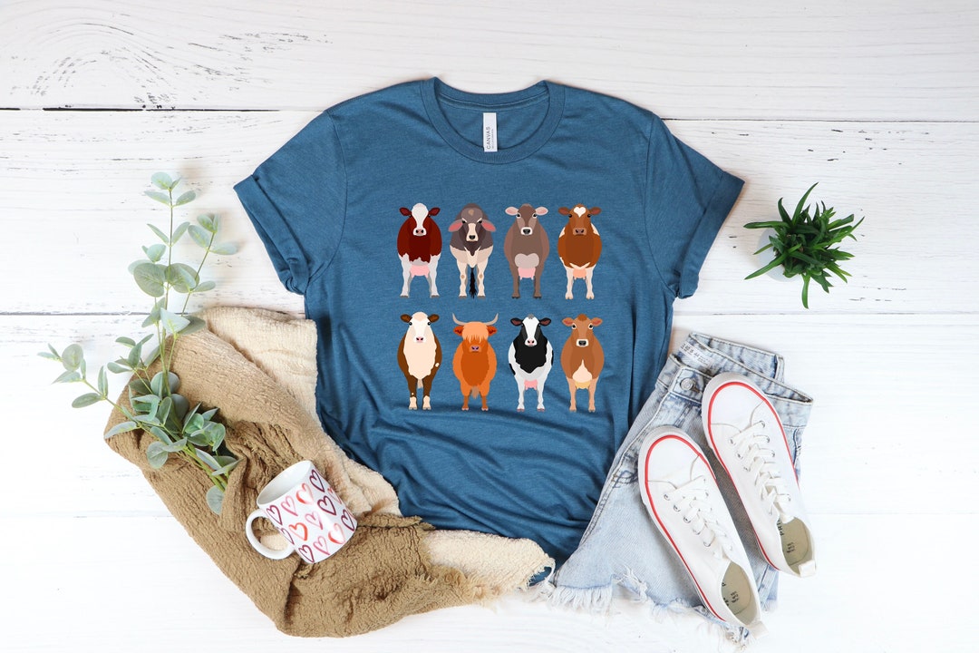 Cow Shirts for Women, Cows Shirt,cow Lover Shirt,cow Girl Shirt, Cow ...