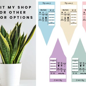 Printable Plant Care Tags Instant Download for Houseplants Propagation ...