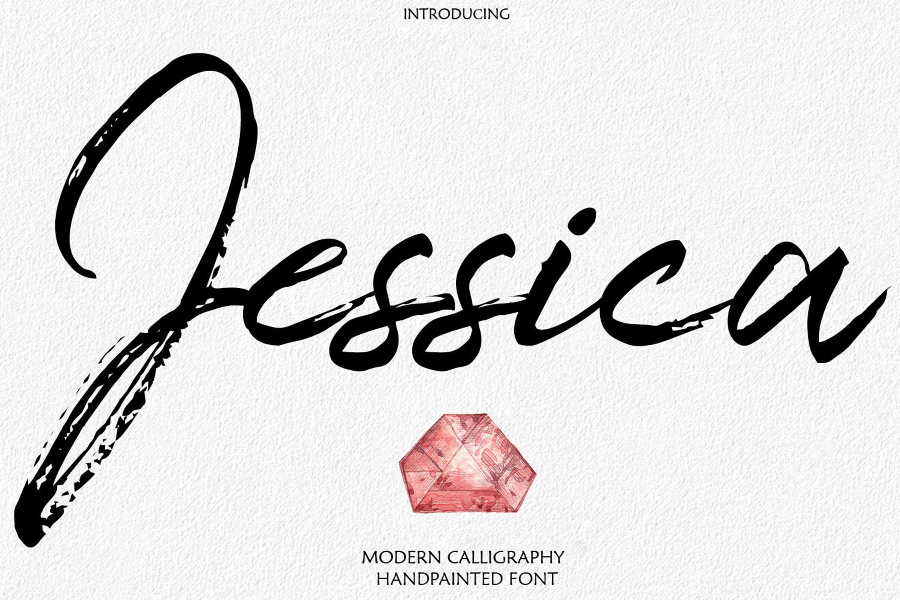 Font fonts jessica download Digital font Calligraphy font | Etsy