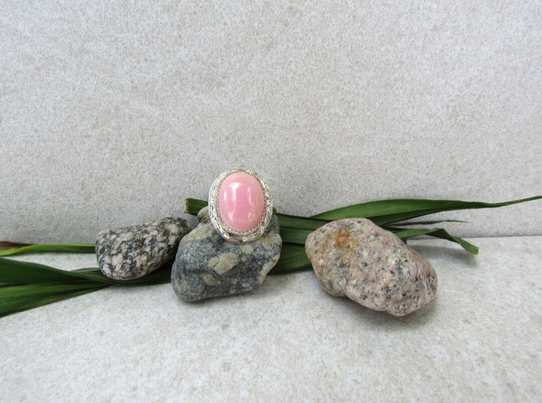 Pink Conch Shell Ring/sterling Silver Conch Shell Ring/gift for Her ...