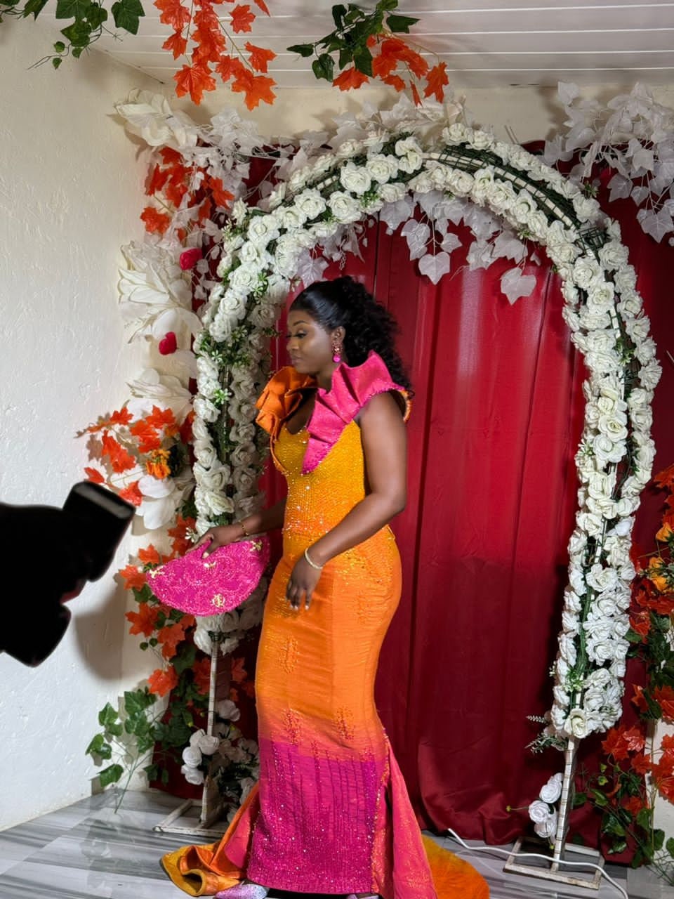 African Bridal Lace Luxury Fan Ghanaian Bridal Hand Fan Traditional ...