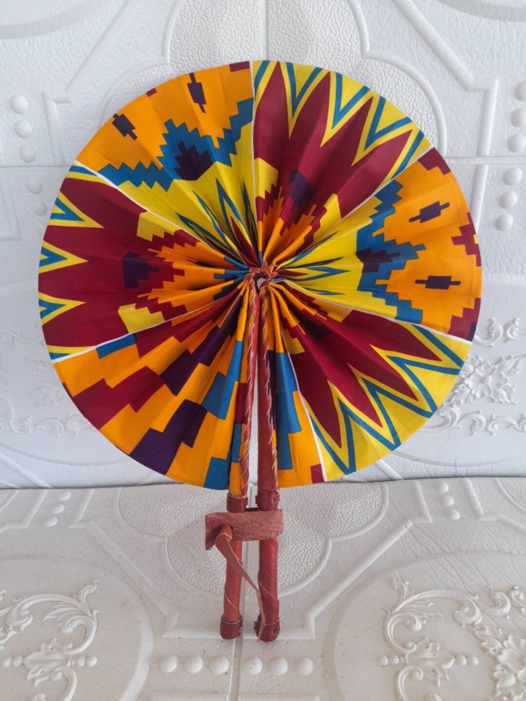 Colourful Ankara Foldable Fan Africana Foldable Hand Fan Afrocentric ...