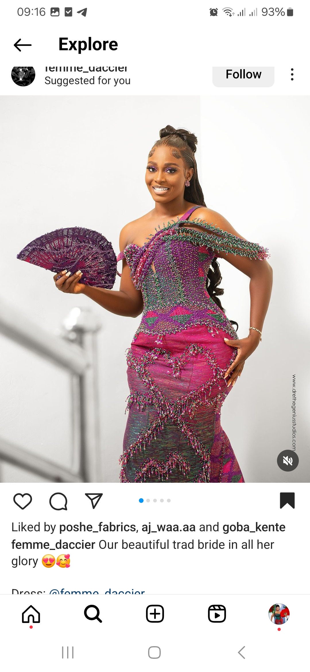 African Bridal Lace Luxury Fan Ghanaian Bridal Hand Fan Traditional ...