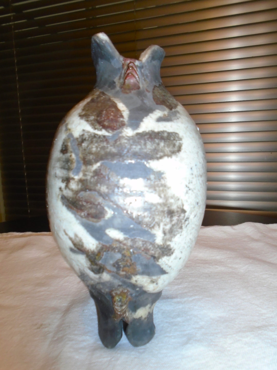 Vintage Abstract Art Pottery Sculpture Unique - Etsy