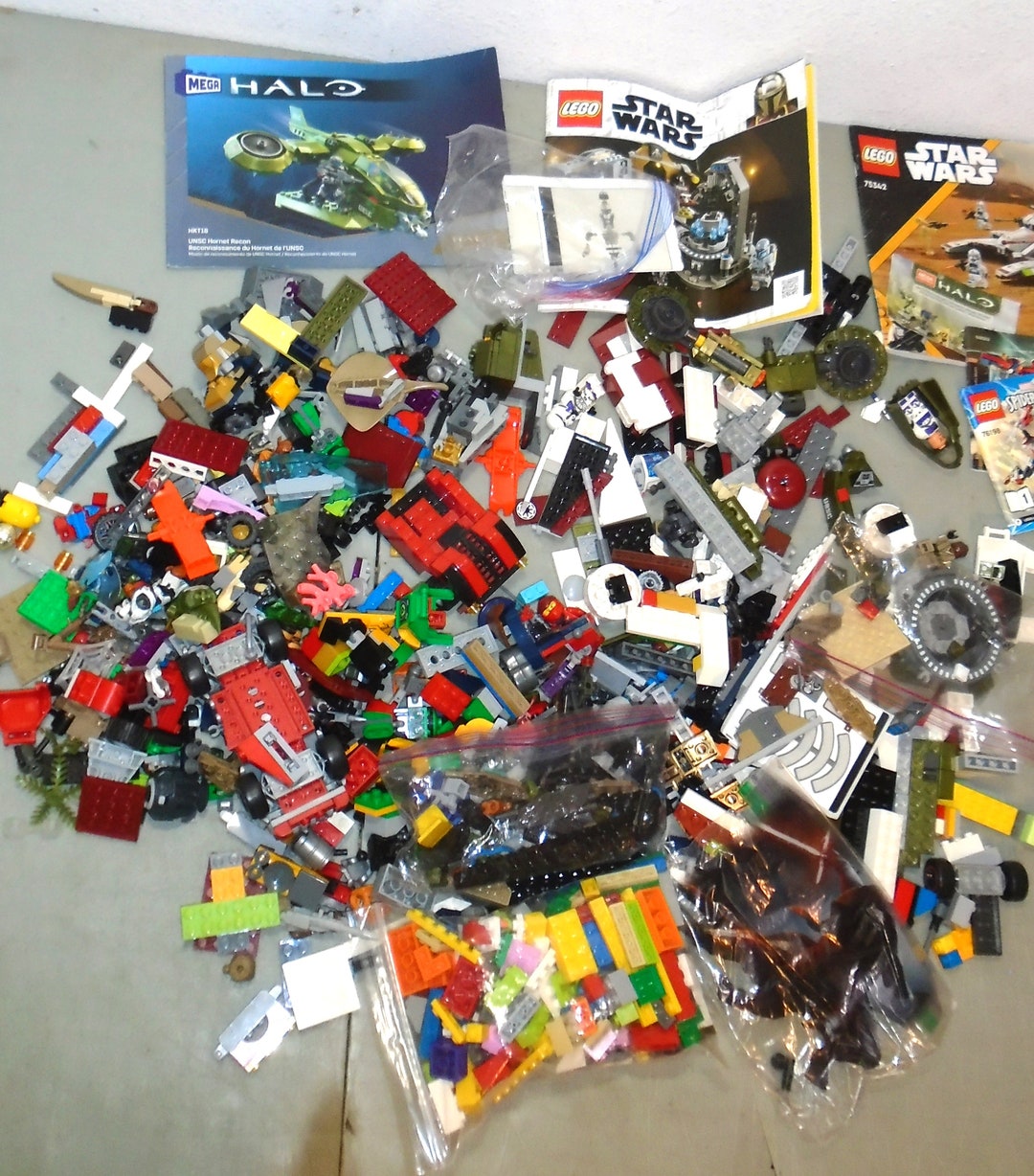 Halo & Star Wars Lego Lot 4 LBS 6 Ozs - Etsy