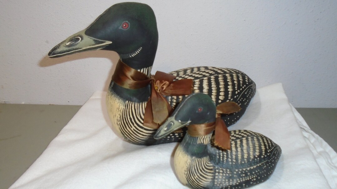 The Loon 18" Soft Stuffed Cloth Animal Bird Duck Figure Hunting Decor ...