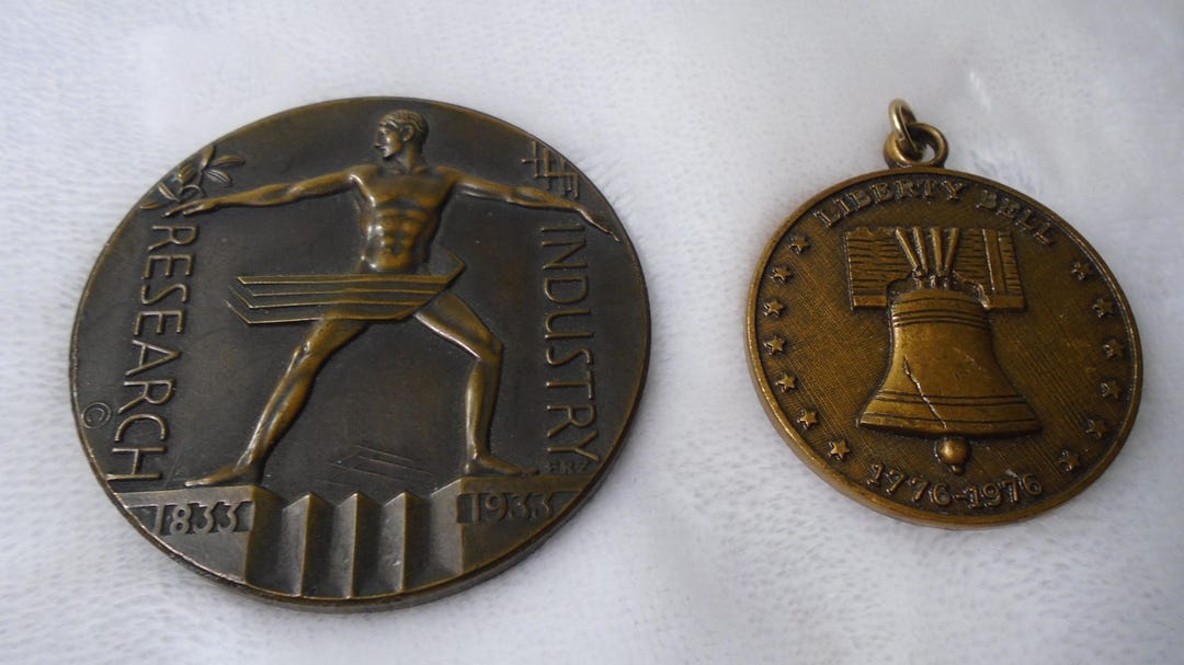 1933 Chicago World's Fair Bronze Medallion Century of Progress + FREE ...