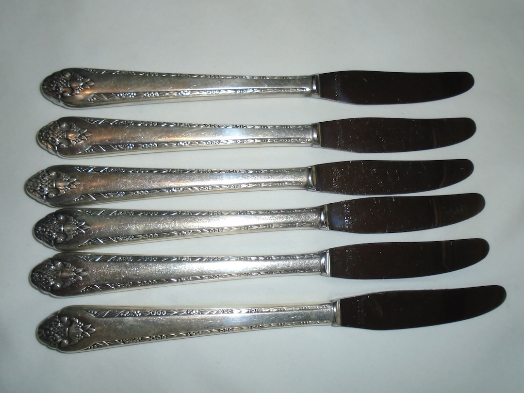6 Holmes & Edwards Lovely Lady Knife Stainless Vintage Set 8 1/2 - Etsy