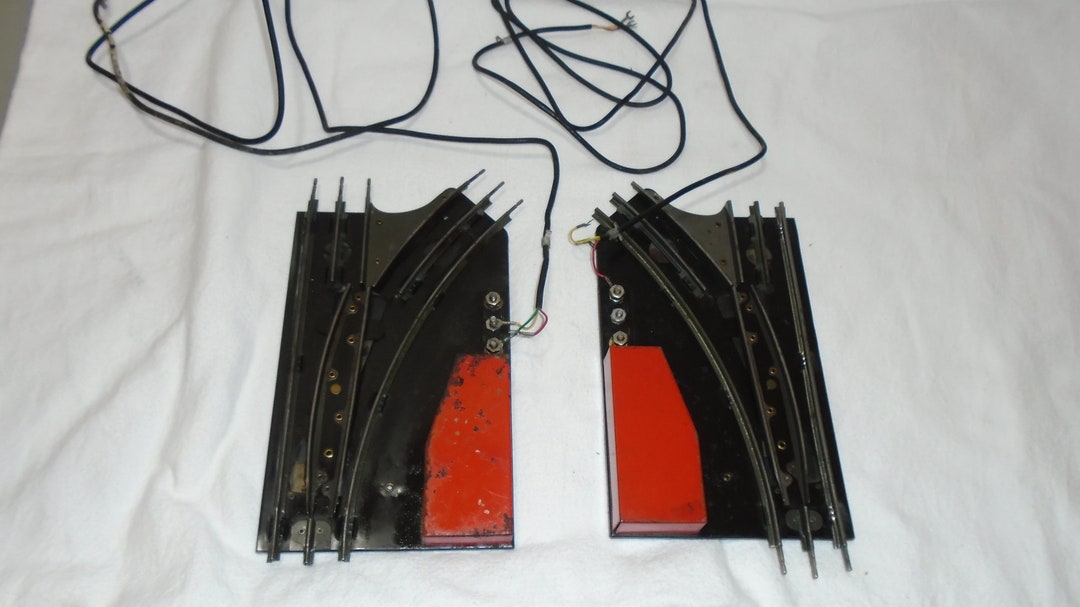 Marx Train Switch Remote Left and Right Set O Scale Red 2 Pcs - Etsy
