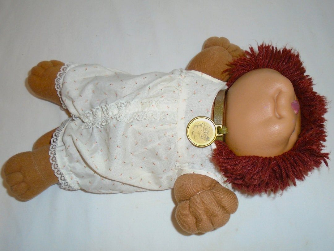 Vintage Cabbage Patch Kids 1983 Koosas Blue Eyes Dog Collar Doll 1983 ...