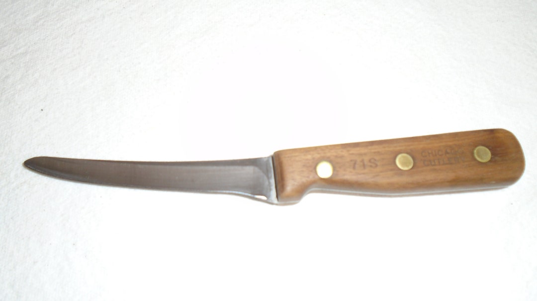 Vintage Chicago Cutlery Boning Knife 71S EXTREMELY SHARP Full Tang 4 5/ ...