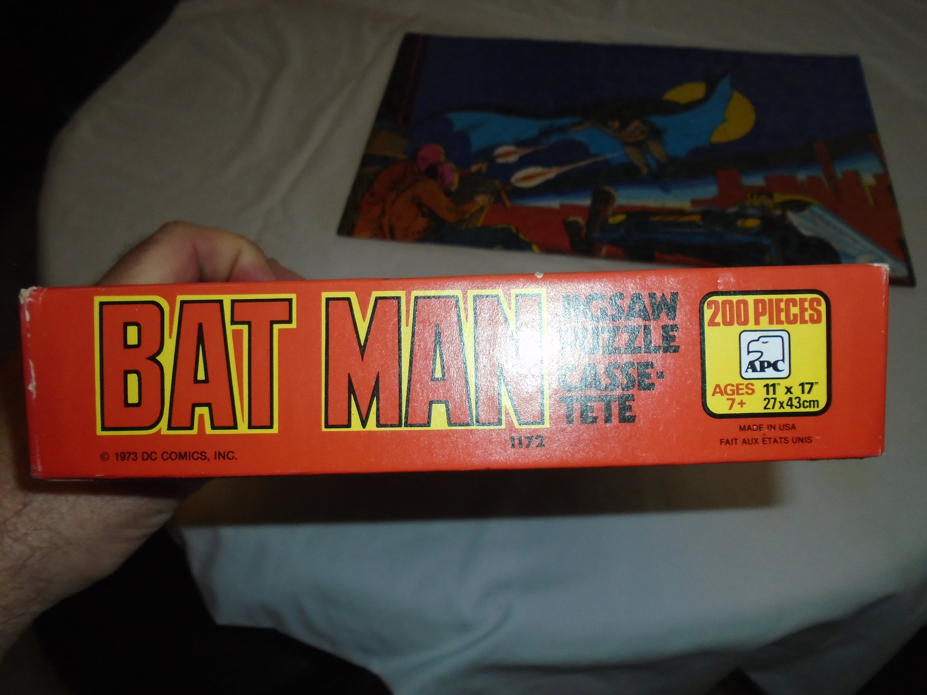Batman Robin Puzzle Casse-tete 1973 DC Comics 200 Pcs 11" X 17 ...