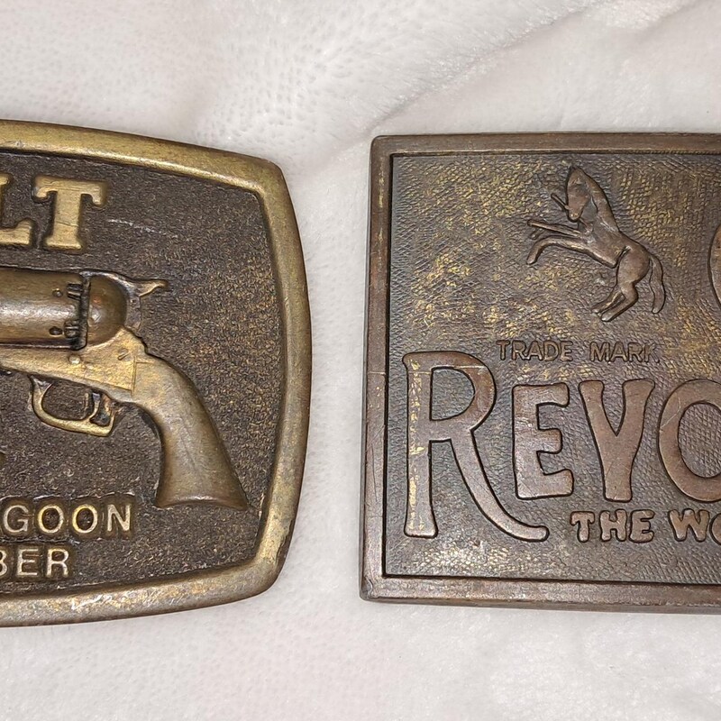 Vintage Colt Belt Buckle - Etsy