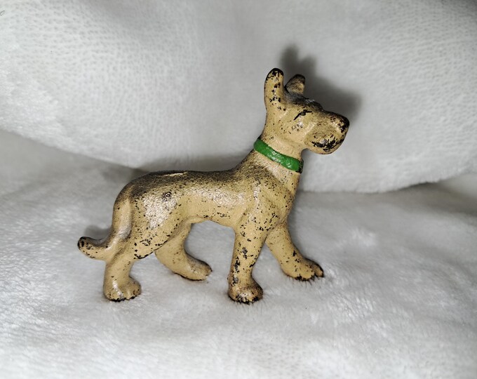 Antique Cast Iron German Shepherd Dog Wilton 2 1/4" X 1 7/8" X 9/16 ...