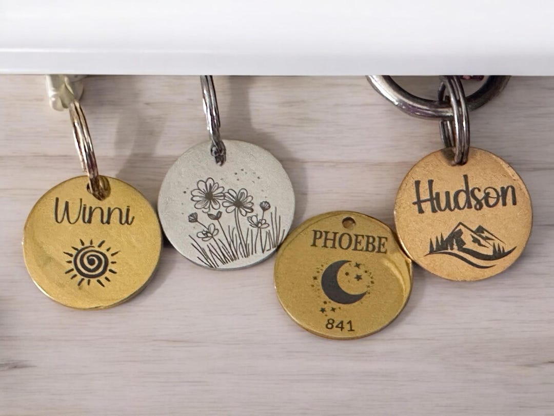 Custom Dog Tags Laser Engraved - Etsy