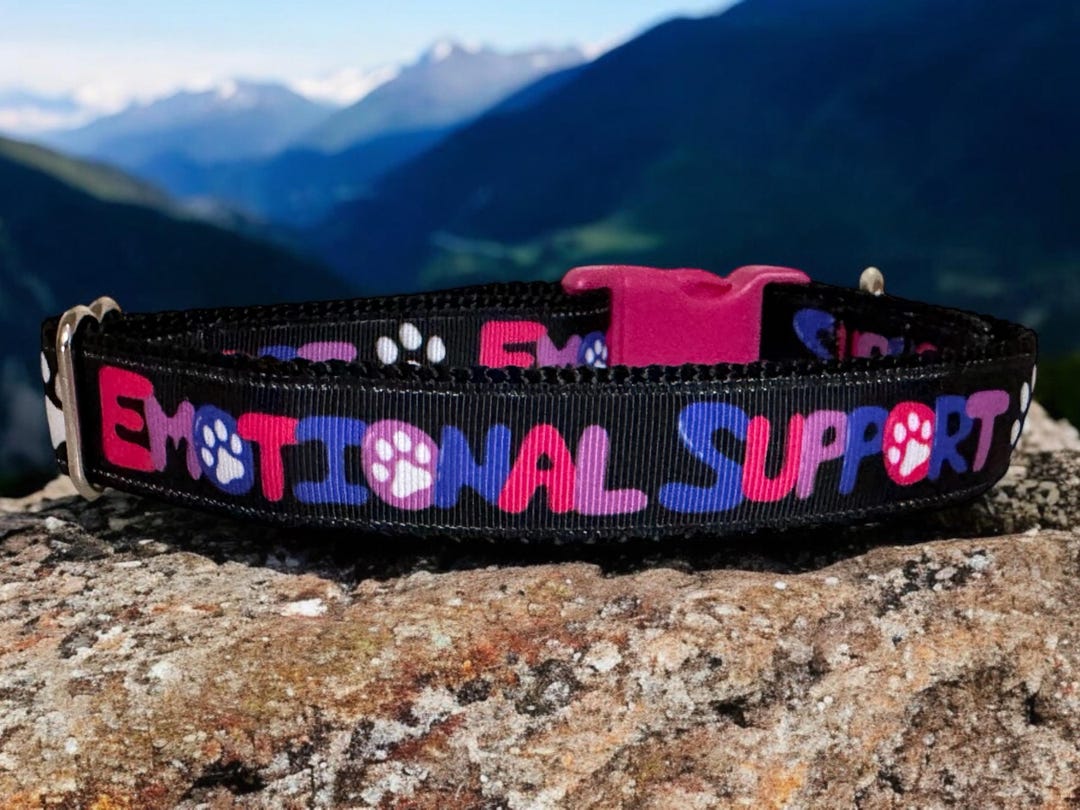 Emotional Support Dog Collar - Etsy