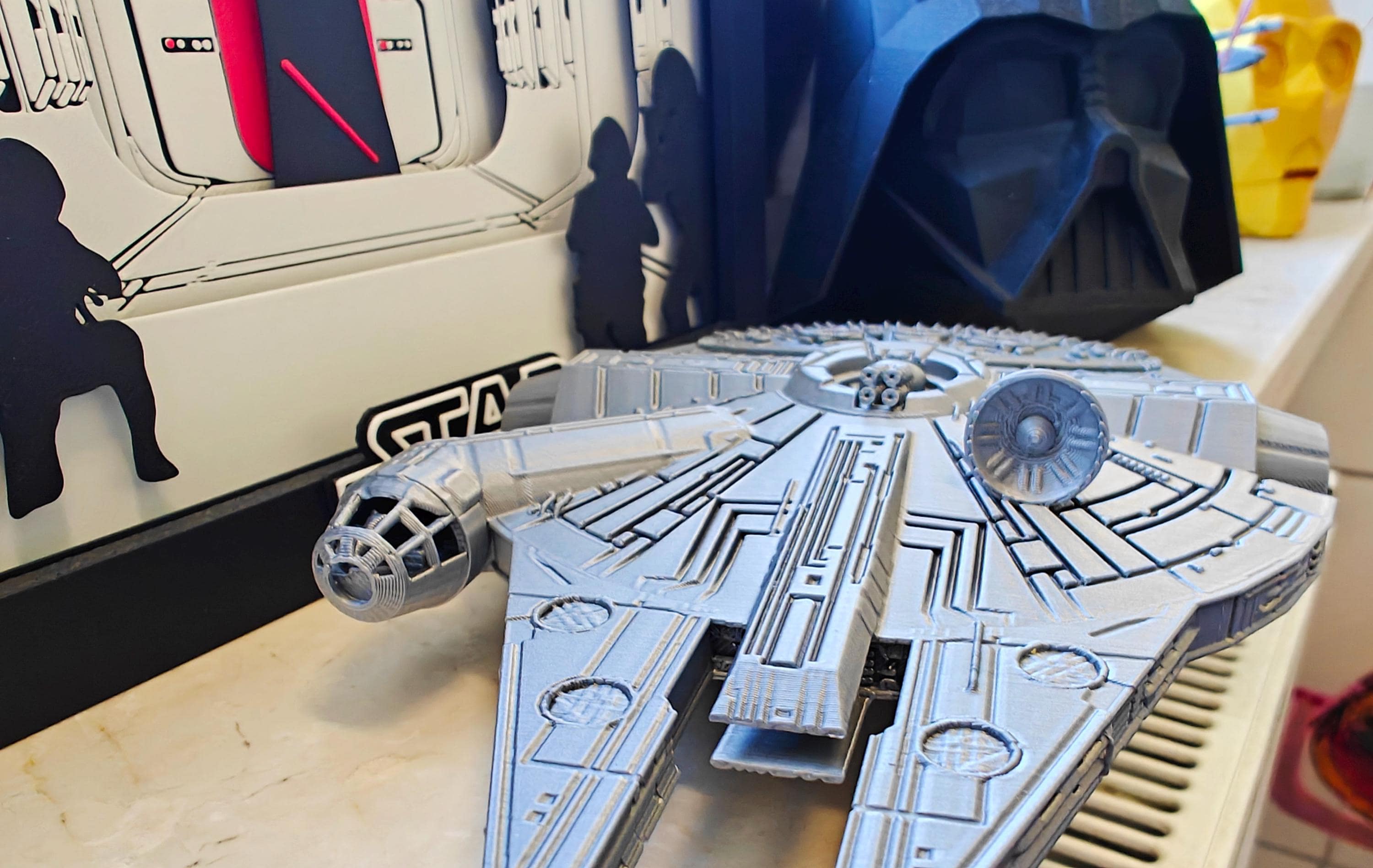3D Printed Millennium Falcon - Etsy