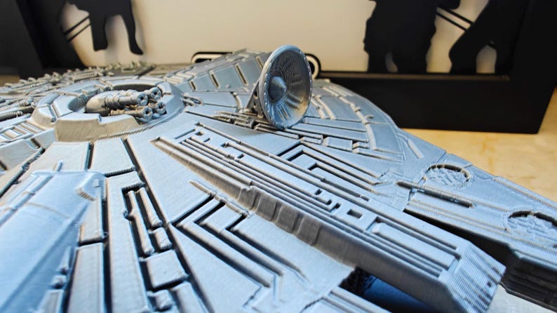 3D Printed Millennium Falcon - Etsy