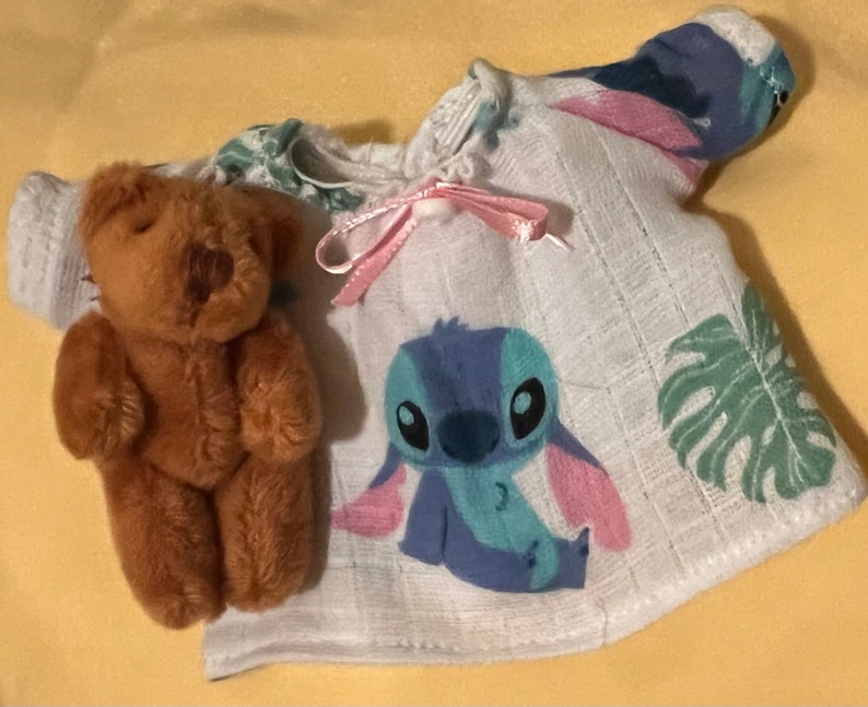 Nuimo Gown W/tiny Bear - Etsy