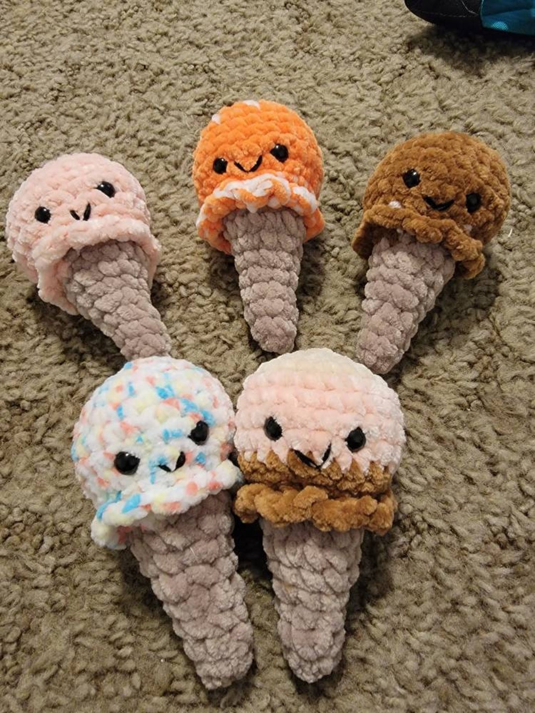 Ice-cream Amigurumi, Ice-cream, Ready to Ship, Plushies, Gifts - Etsy