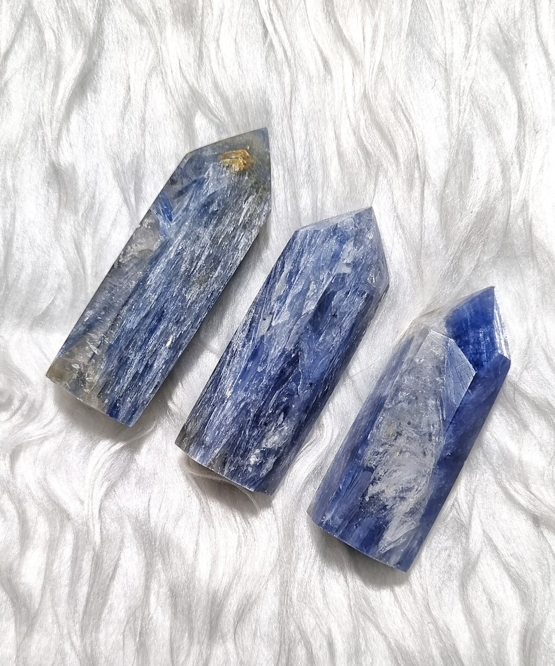 Blue Kyanite Tower, Natural - Etsy