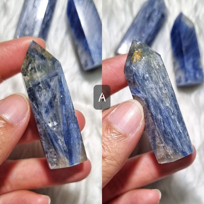 Blue Kyanite Tower, Natural - Etsy