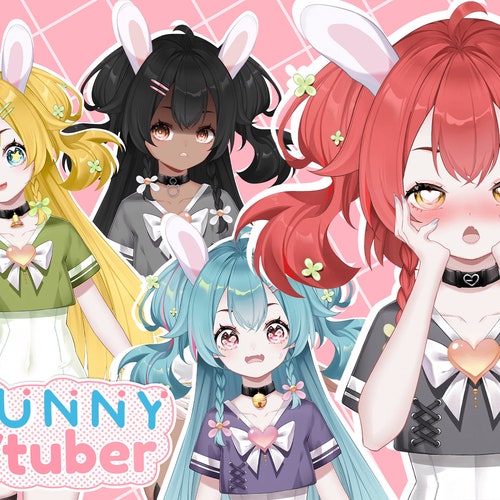Vtuber Model Body Base Live2d Rigged And Unrigged Etsy