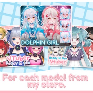 Vtuber Model Re-color Service Change Hair Color, Eye Color, Model Re ...