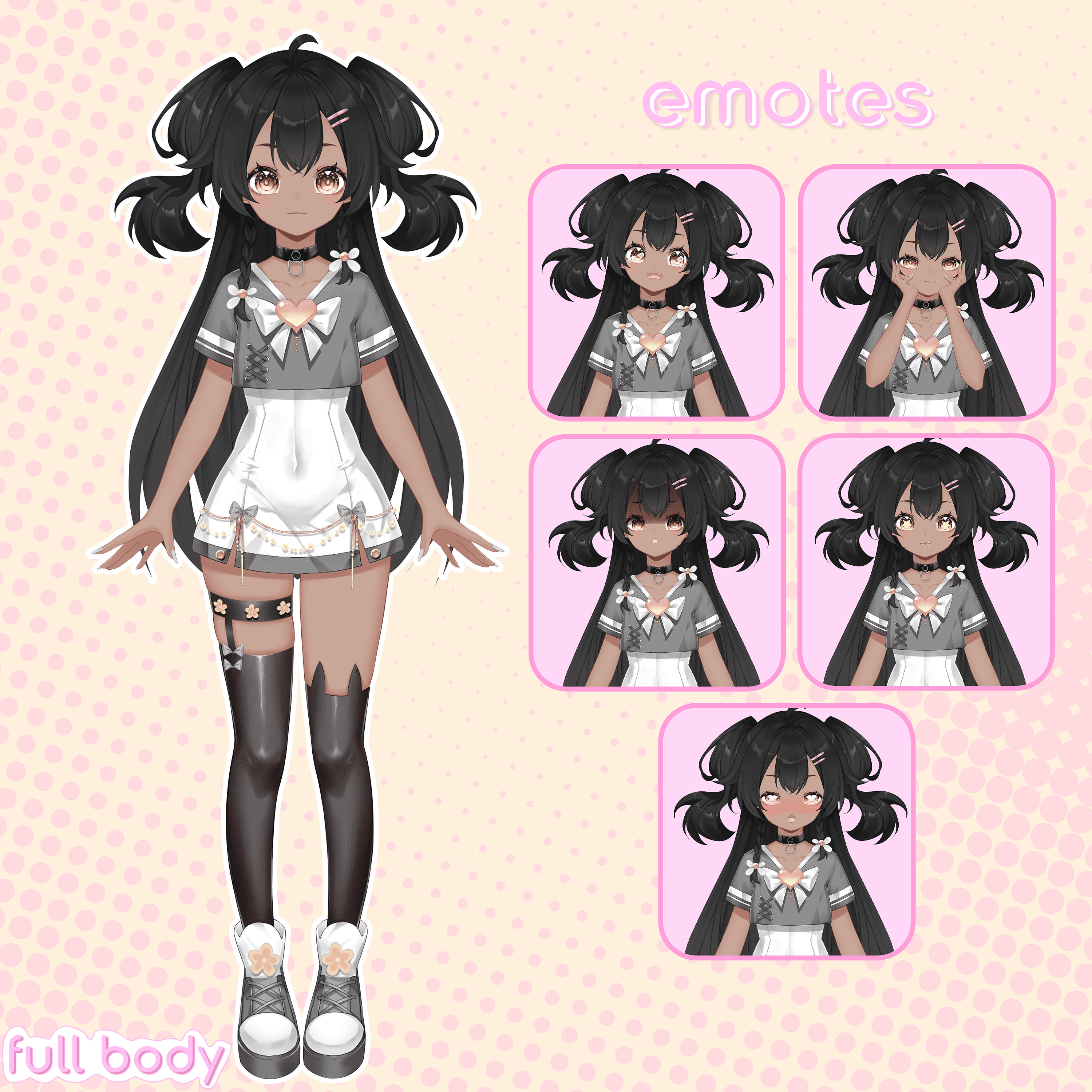 Vtuber Model for Commercial Use Full Body/fully Rigged Live2d - Etsy ...