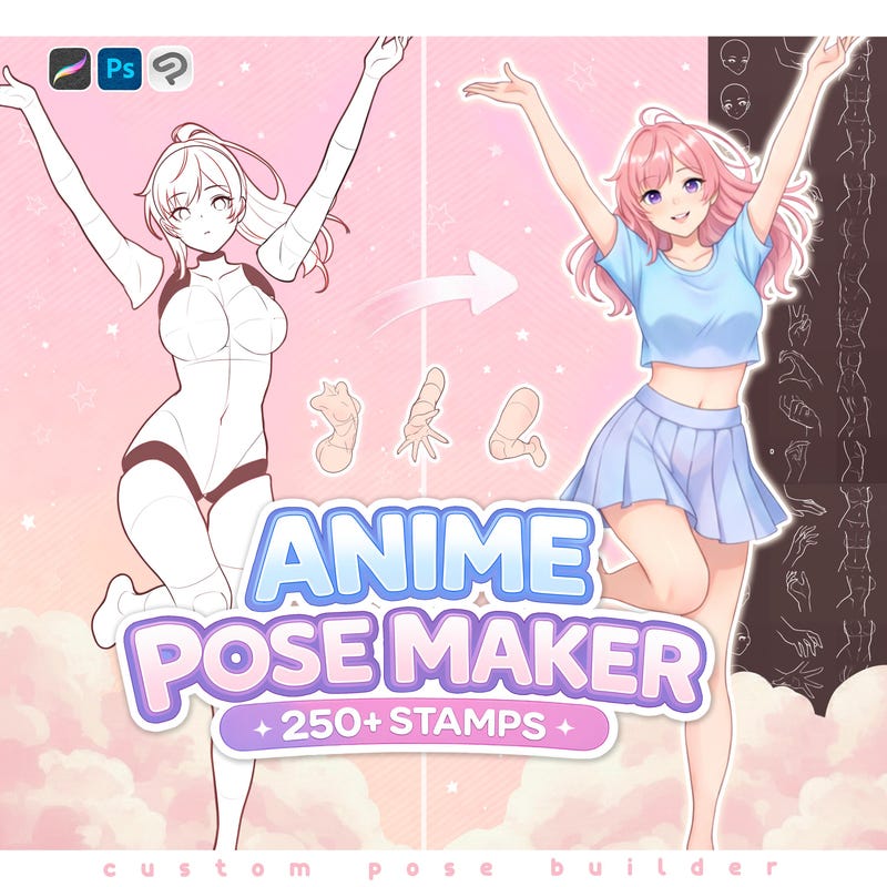 Posable Anime Figure - Etsy
