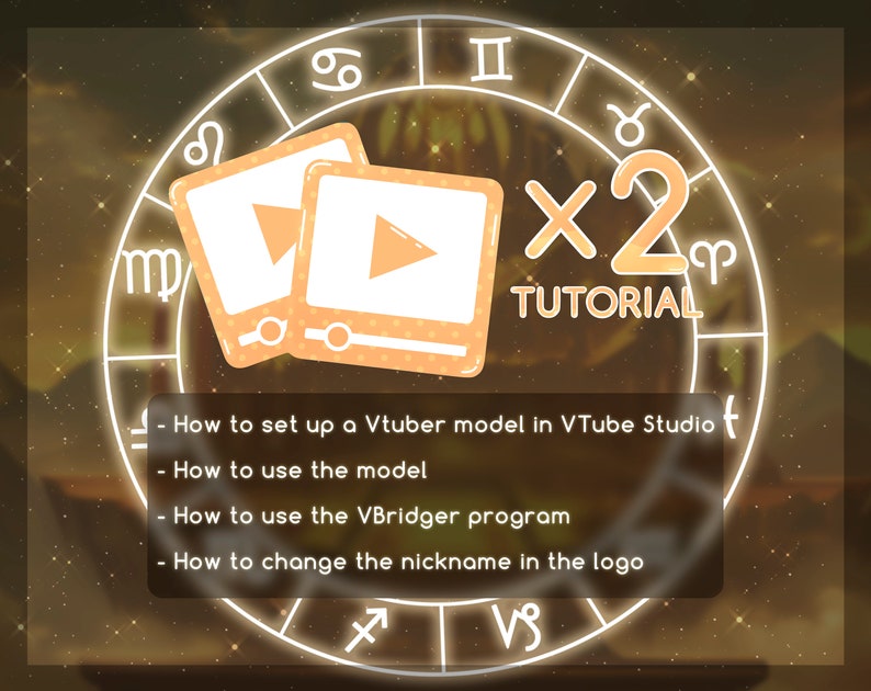 Live2d Vtuber Model for Commercial Use! Golden Girl Vtuber (ready to ...