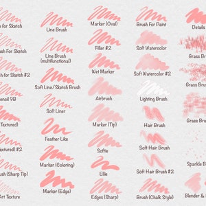 Procreate Soft Brush Set in Anime Style, Manga Brush Set, Procreate ...