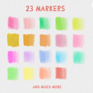 Copic Inspired Markers Brush Set for Procreate (multiliner, Airbrush ...