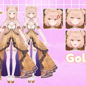 Ready to Use Vtuber Pack, Live2d Vtuber Model for Commercial Use! Whole ...