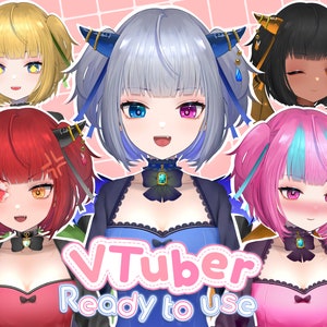 Live2d Vtuber Model for Commercial Use! the Evil Demon (ready to Use ...