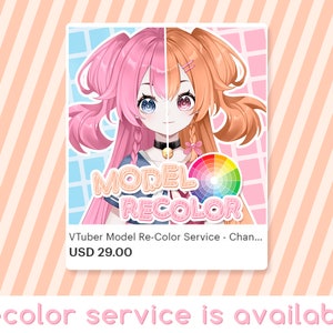 Girl Rabbit Vtuber Model | Full Body/fully Rigged Live2d Anime Model ...