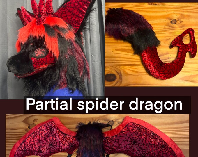 Premade Partial Fursuit Dragon Fursuit Cheap Affordable Kemono - Etsy